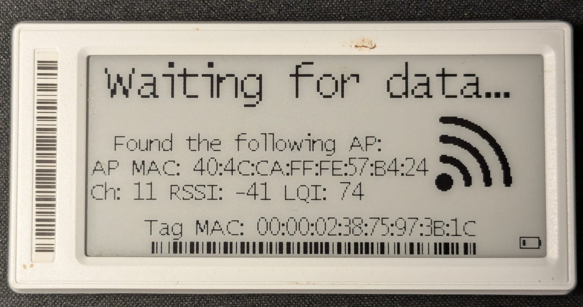 ePaper (e-ink) Tags mit OpenEPaperLink (OEPL) verwalten | huf.org